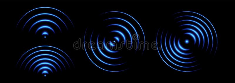 Sonic Waves, WiFi Signal Glowing Elements, Radar Sensor Light Effects ...