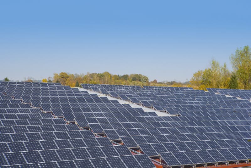 Sonnenenergie stockbild. Bild von elektrisch, einbau, ökologisch - 7625411