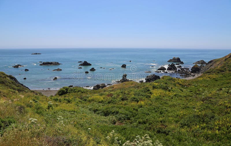 Landscape with Shell Beach stock image. Image of attraction - 168208611