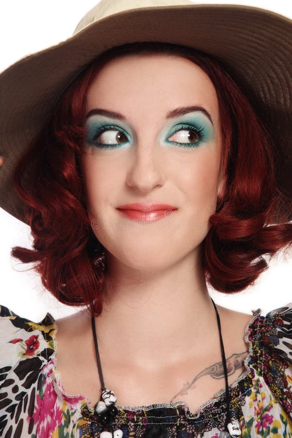 Sonrisa astuta imagen de archivo. Imagen de encanto, tatuaje - 16181321