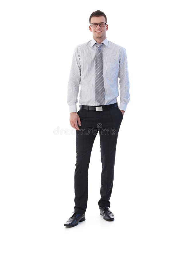 Sonrisa Confidente Del Hombre De Negocios Imagen de archivo - Imagen de ...