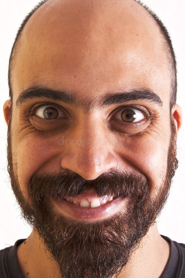 Sonrisa Divertida Del Hombre Foto de archivo - Imagen de atractivo, alegre: 15657386