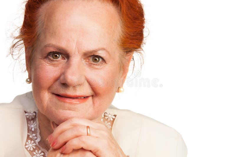 Señora mayor hermosa foto de archivo. Imagen de mayor - 93803866