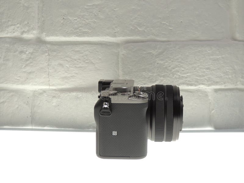 The Sony 7C Silver is Compact and Elegant. Editorial Image - Image of ...