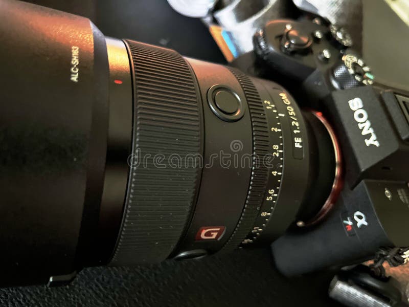 Sony camera editorial stock photo. Image of black, name - 280048973