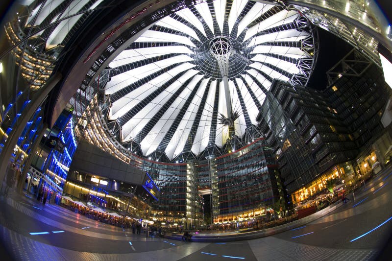 Sony Center editorial photography. Image of elegant, futuristic - 27034222