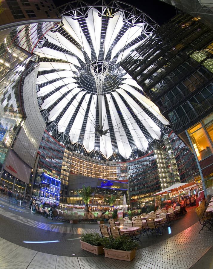Sony Center in Berlin editorial stock photo. Image of build - 26858998