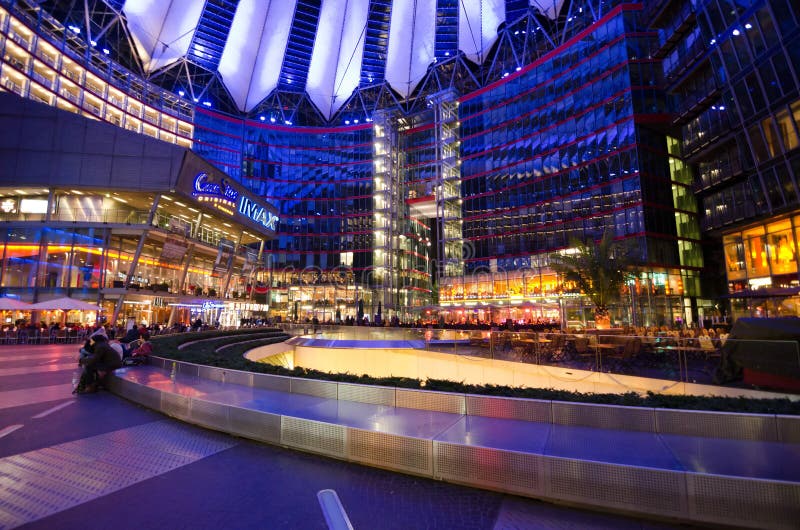 Sony Center. Berlin editorial image. Image of curve, business - 34450015