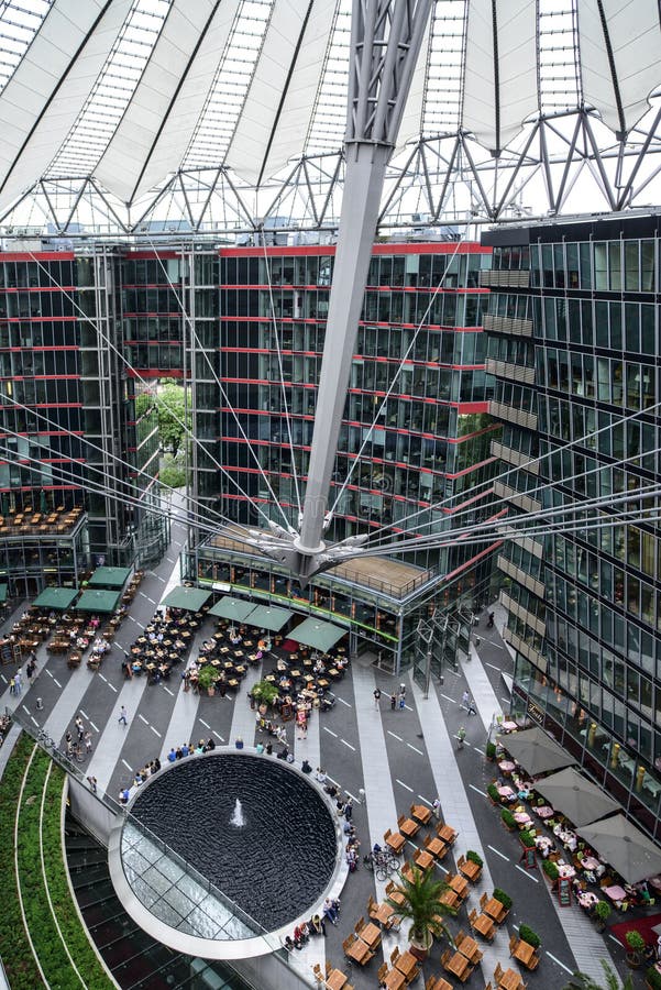 Sony Center Berlin Germany Europe Editorial Photography - Image of ...