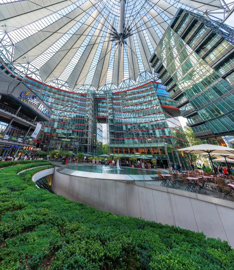 Sony Center Interior - Berlin, Germany Editorial Image - Image of ...