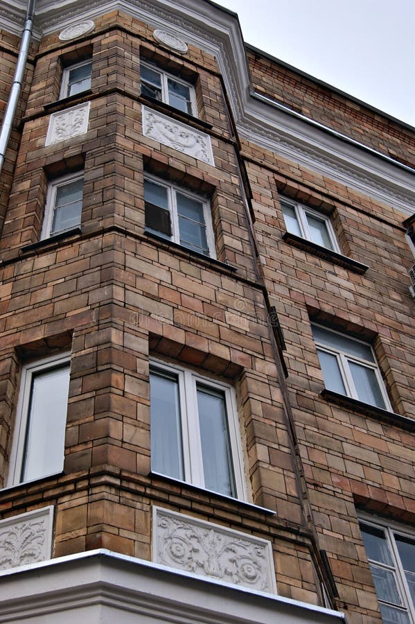 Stucco on the Facade of the Building. Stock Image - Image of variety ...