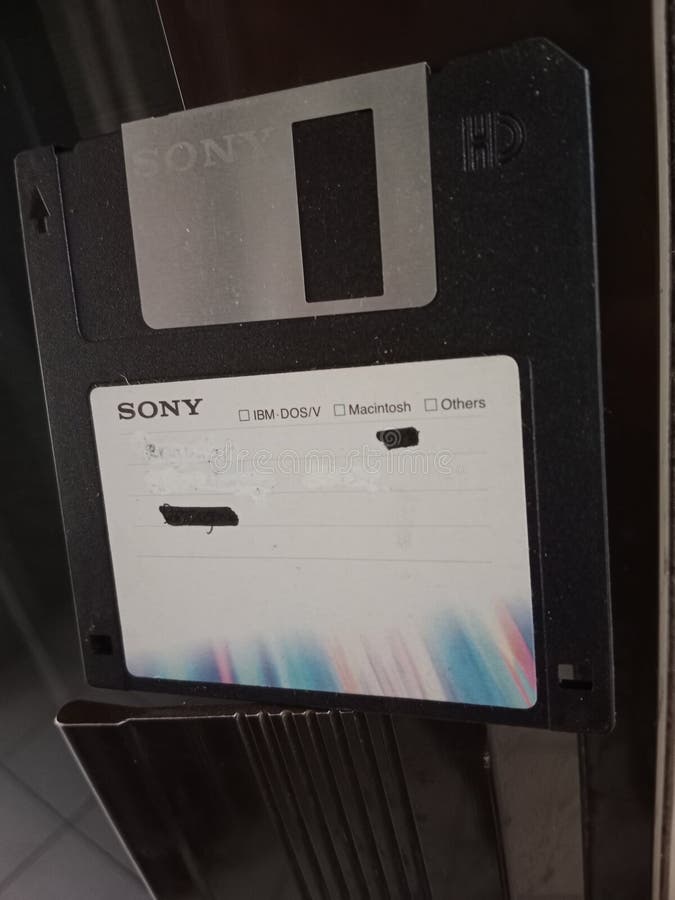 Sony Floppy Disk Old Memory Editorial Stock Photo - Image of disk ...