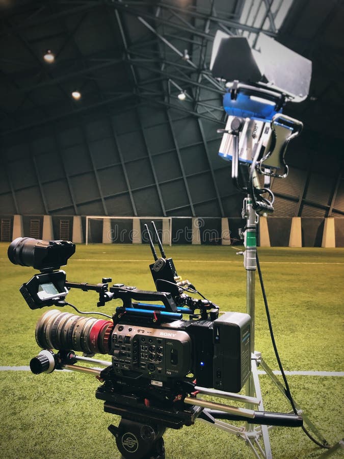 Sony FX9 film camera editorial stock photo. Image of indoors - 201642073