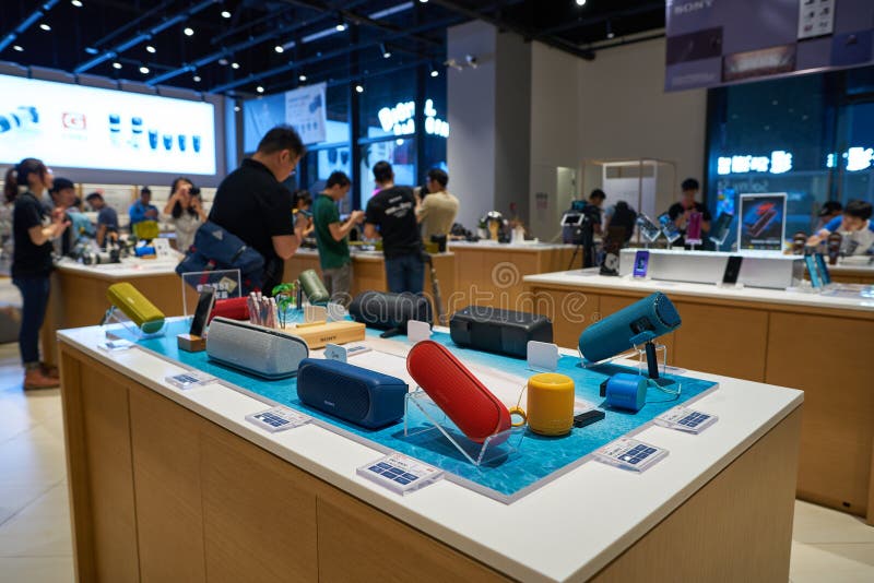 Inside Sony Store at UpperHills Editorial Stock Photo - Image of ...