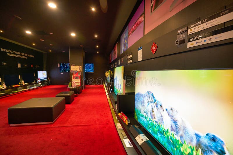 Sony Store in Singapore editorial photo. Image of electronics - 294333166