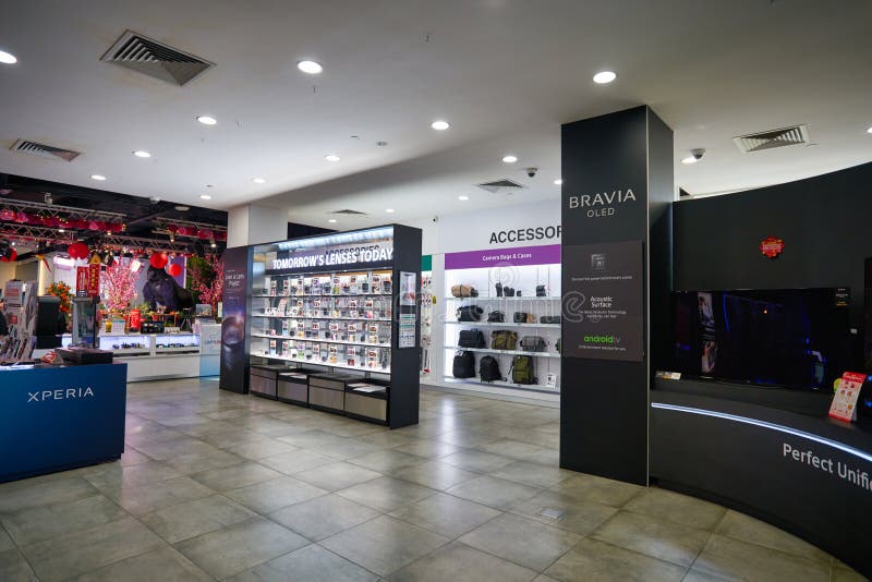 Sony Store in Singapore editorial image. Image of electronics - 294333170