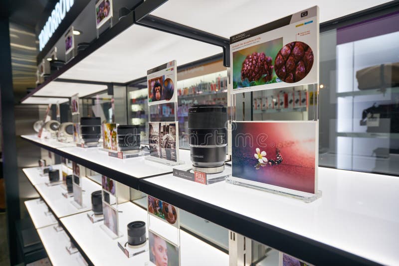 Sony Store in Singapore editorial photography. Image of business ...