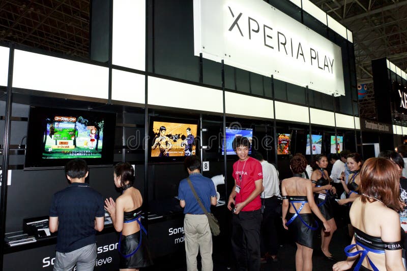 Sony XPERIA PLAY editorial stock photo. Image of sony - 21530838