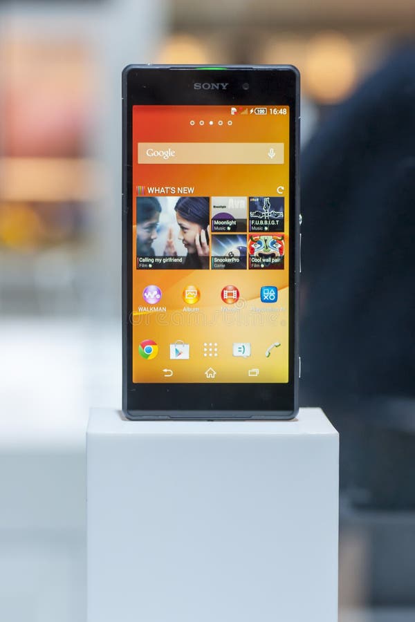 Sony 4k Tv, Mobile World Congress 2014 Editorial Stock Image - Image of ...