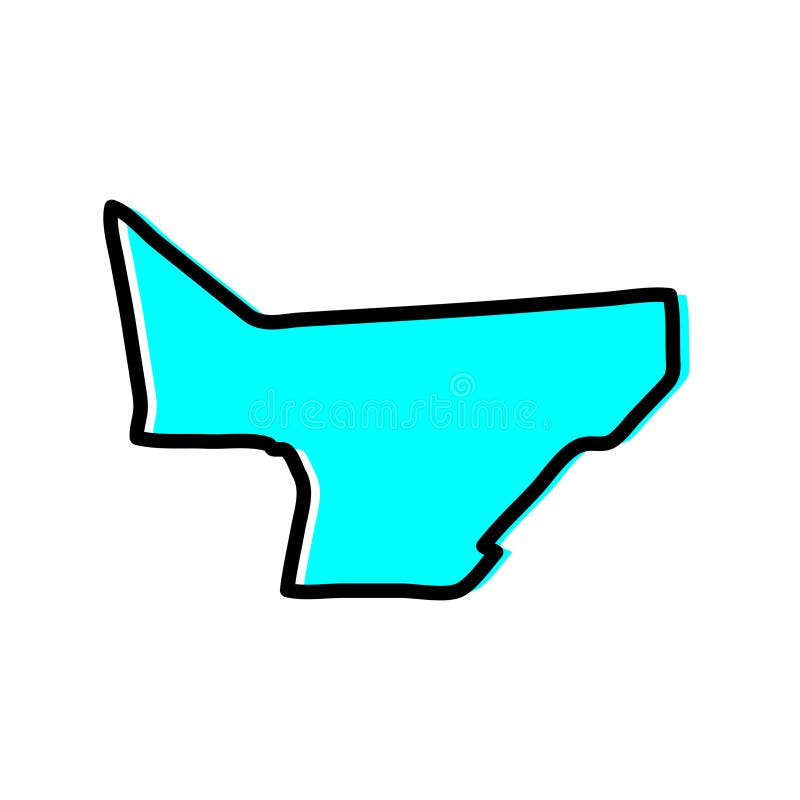 Sool Region of Somalia Vector Map Illustration Stock Vector ...