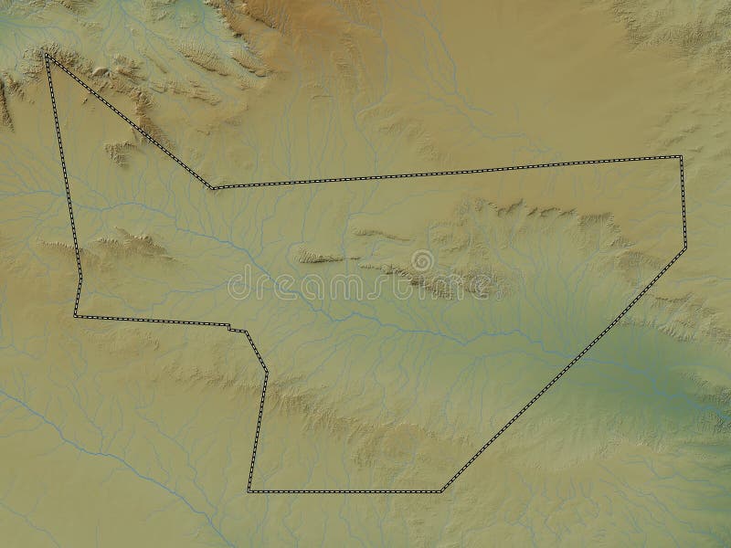 Sool, Somaliland. Physical. No Legend Stock Illustration - Illustration ...