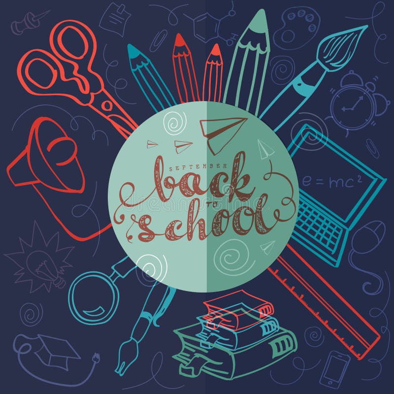 Soon Back To School Pictures Stock Vector - Illustration of clip ...