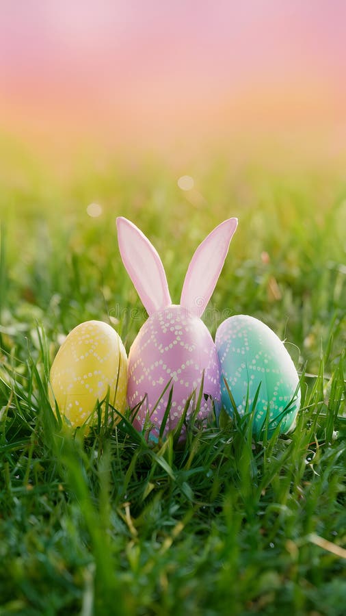 Soothing Easter Background with a Gentle Gradient of Pastel Colors ...