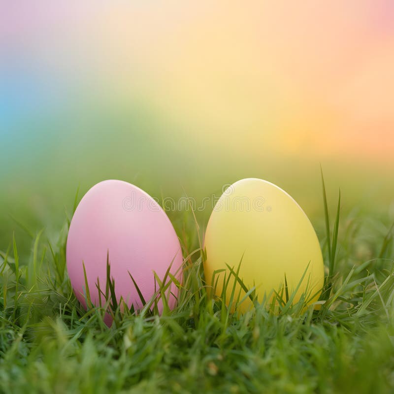 Soothing Easter Background with a Gentle Gradient of Pastel Colors ...