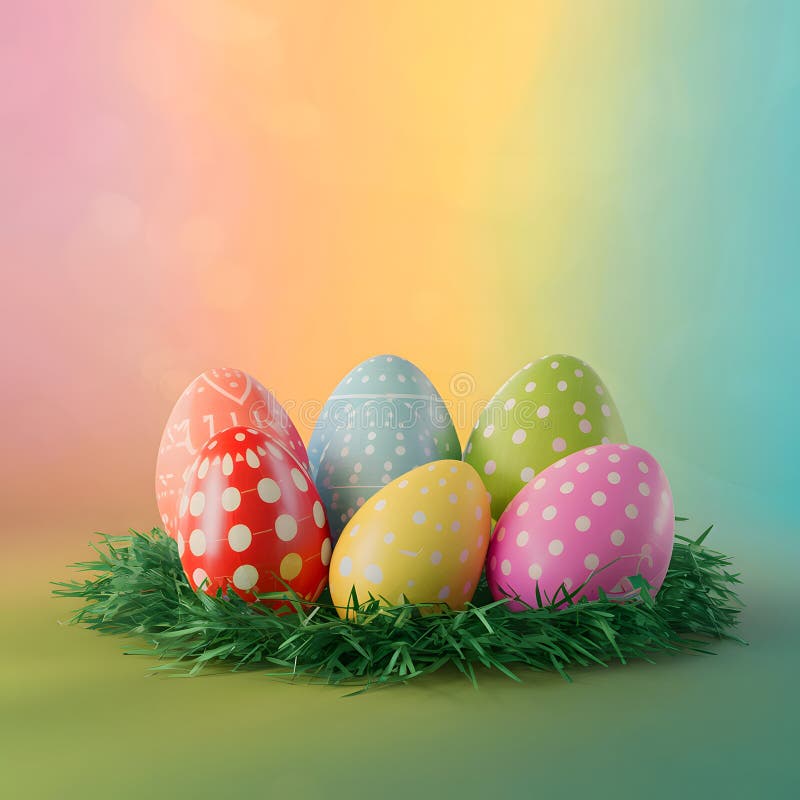Soothing Easter Background with a Gentle Gradient of Pastel Colors ...