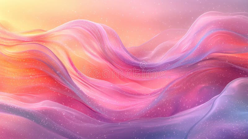 Soothing Gradient Wallpaper with Flowing Curves Stock Photo - Image of ...