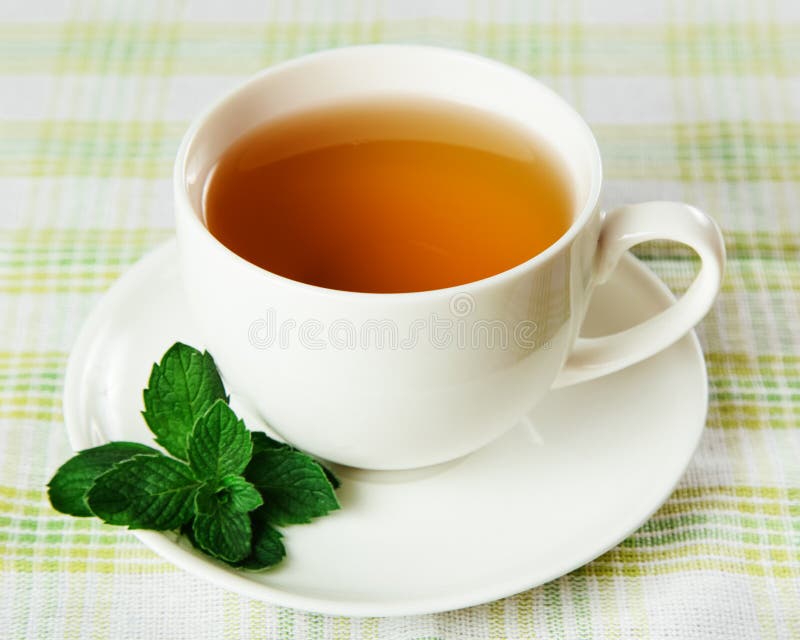 Soothing herbal tea stock photo. Image of mint, glass - 65098754