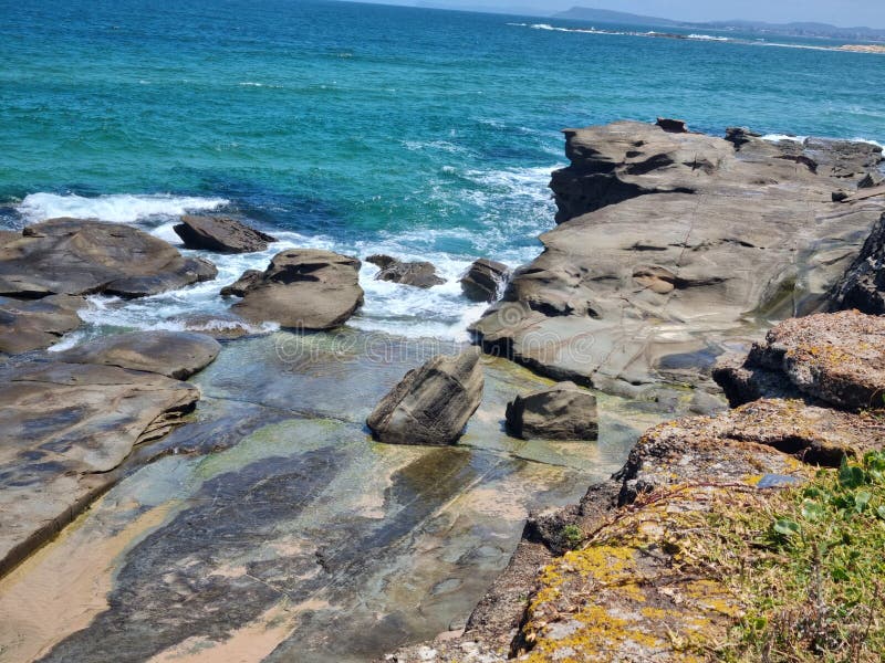 Soothing ocean sounds stock image. Image of horizon - 262597777