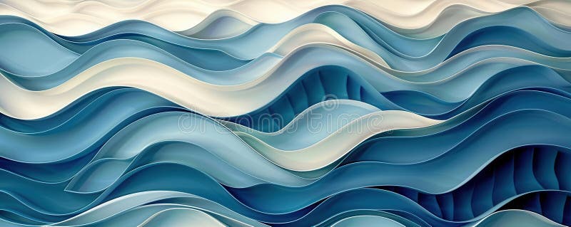 A Soothing Pattern of Overlapping Circles and Waves, Reminiscent of ...
