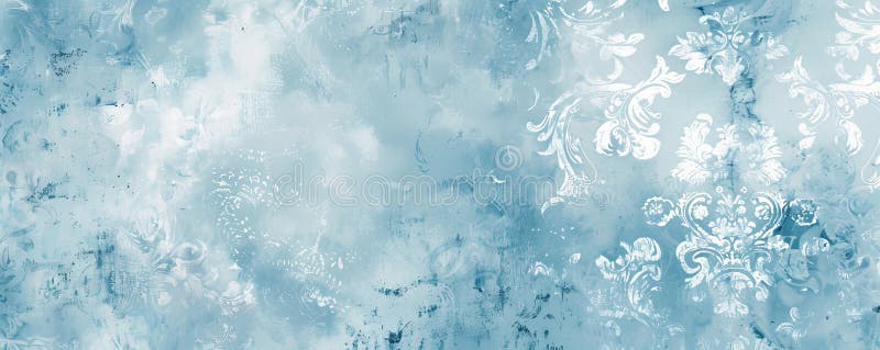 A Soothing Patterned Blue Paper Backdrop, Adorned with Calming Designs ...