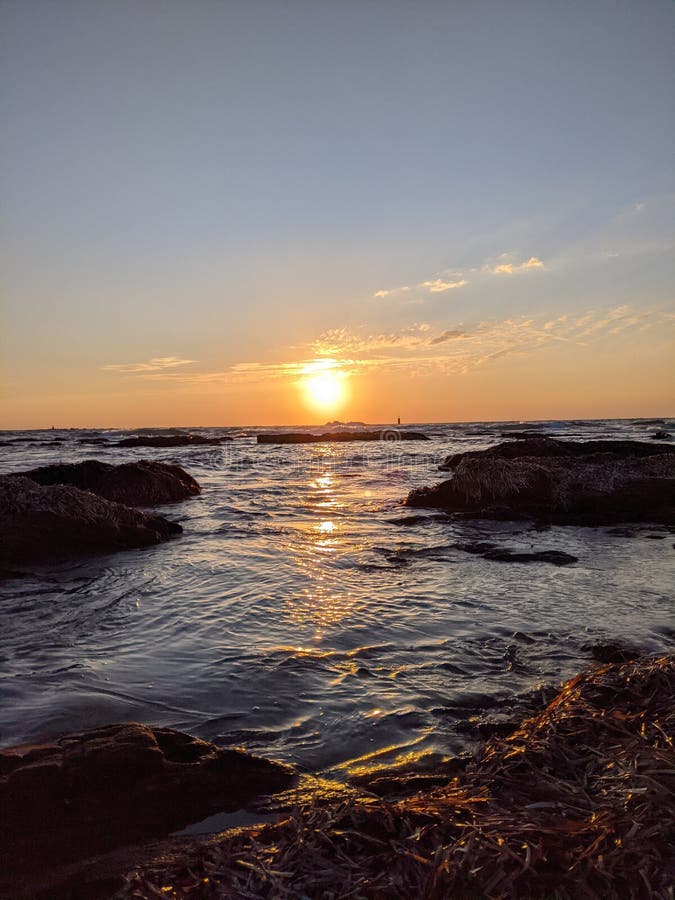 Soothing Sunrise Over the Sea Stock Photo - Image of beach, dawn: 237067762