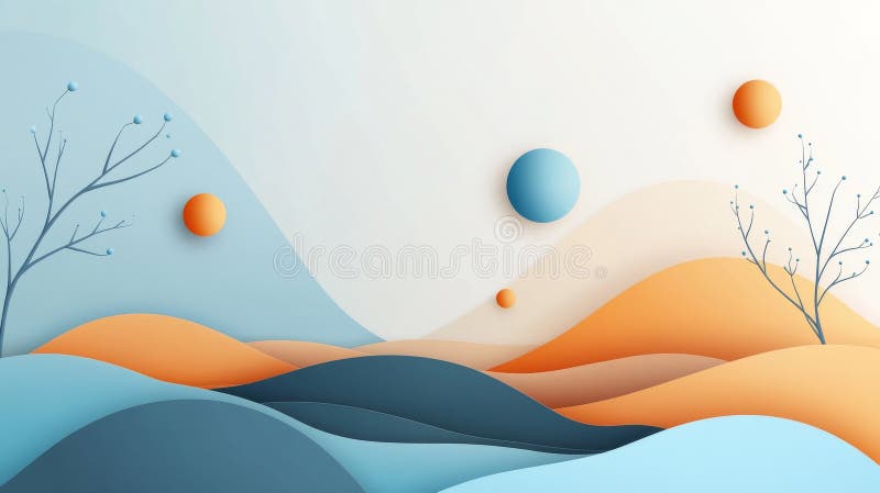 A Soothing Visual Experience is Created by a Seamless Pattern of Soft ...