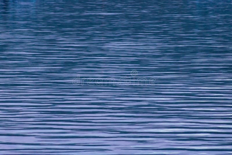 Soothing Water Patterns at Blue Hour Stock Photo - Image of clouds ...