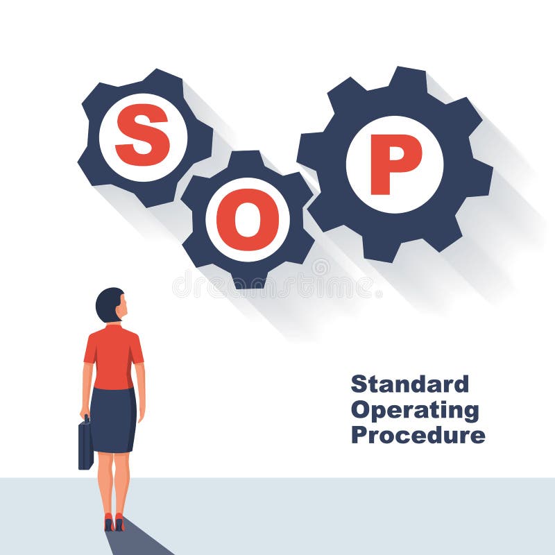 Concept of Standard Operating Procedure Stock Illustration ...