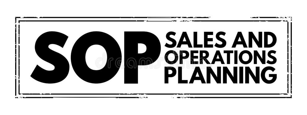 SOP Standard Operating Procedure - Set of Step-by-step Instructions ...