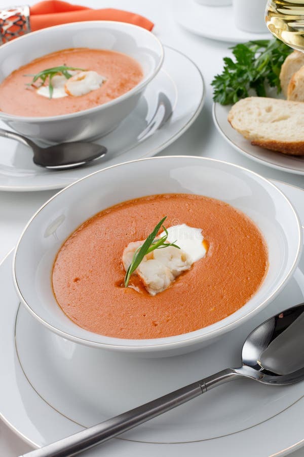 Sopa De Mariscos De La Langosta Foto de archivo - Imagen de langosta ...