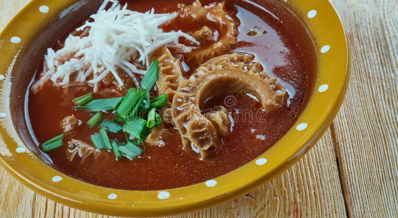 Sopa de Menudo foto de archivo. Imagen de pimientas, cocina - 89757882