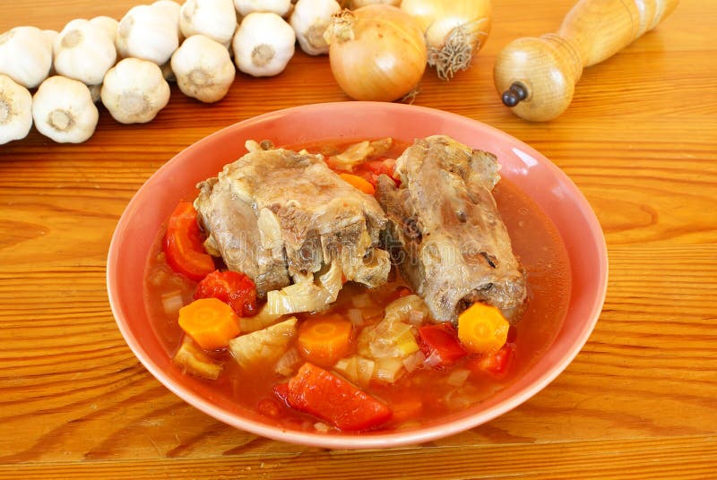 Sopa de rabo de buey foto de archivo. Imagen de meridional - 11325814