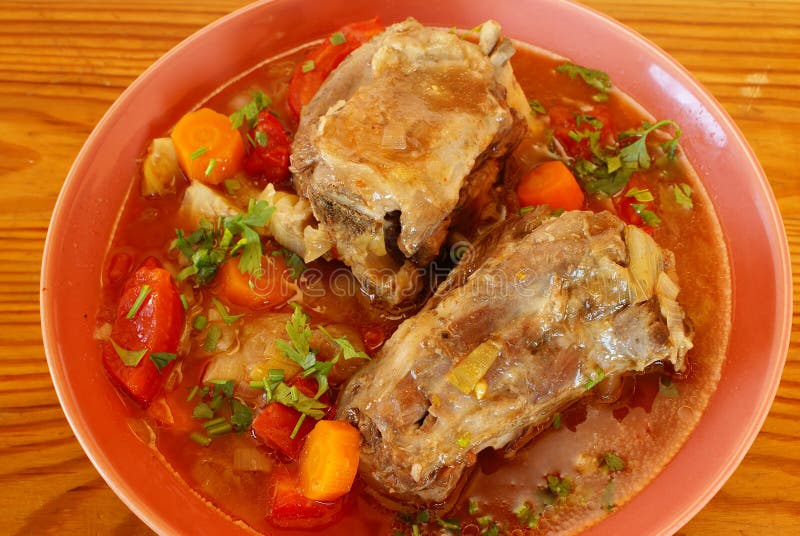 Sopa de rabo de buey foto de archivo. Imagen de tomate - 11325864