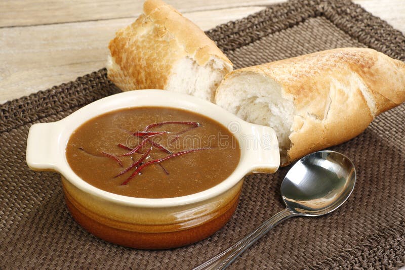 Sopa de rabo de toro imagen de archivo. Imagen de oxtail - 22981223