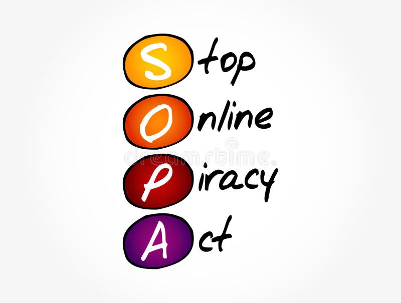 Stop piracy stock photo. Image of isolated, protection - 182514694