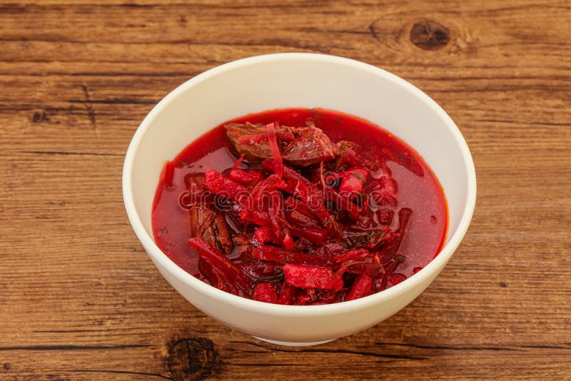 Sopa Tradicional Russa Borsch Com Repolho Imagem de Stock - Imagem de ...