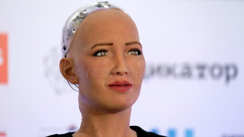 Sophia Humanoid Robot at Open Innovations Conference at Skolokovo ... Sophia Humanoid Robot at Open Innovations Conference at Skolokovo ...