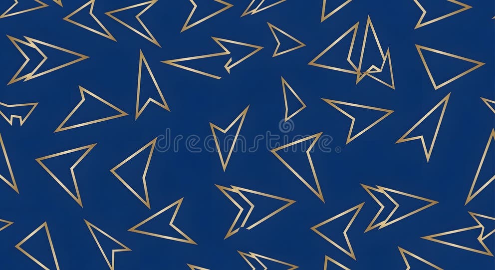 Gold Geometric Arrows Stock Illustrations – 1,224 Gold Geometric Arrows ...