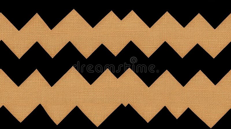 A Sophisticated Black and Beige Chevron Pattern Features Overlapping ...
