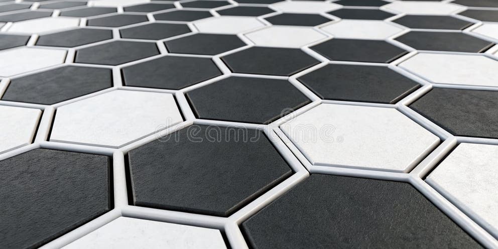 Sophisticated Black Honeycomb Pattern Background a Rounded Hexagon ...